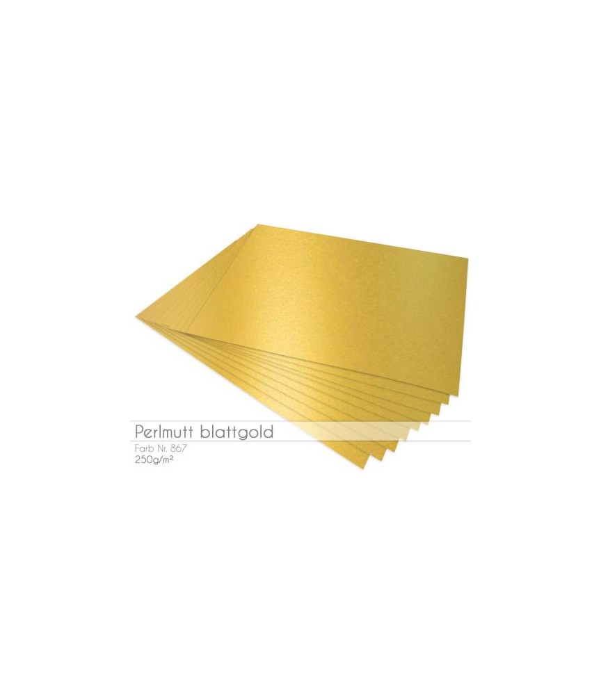 Scrapbooking Papier in Perlmutt Blattgold, 1 Stk. - FK