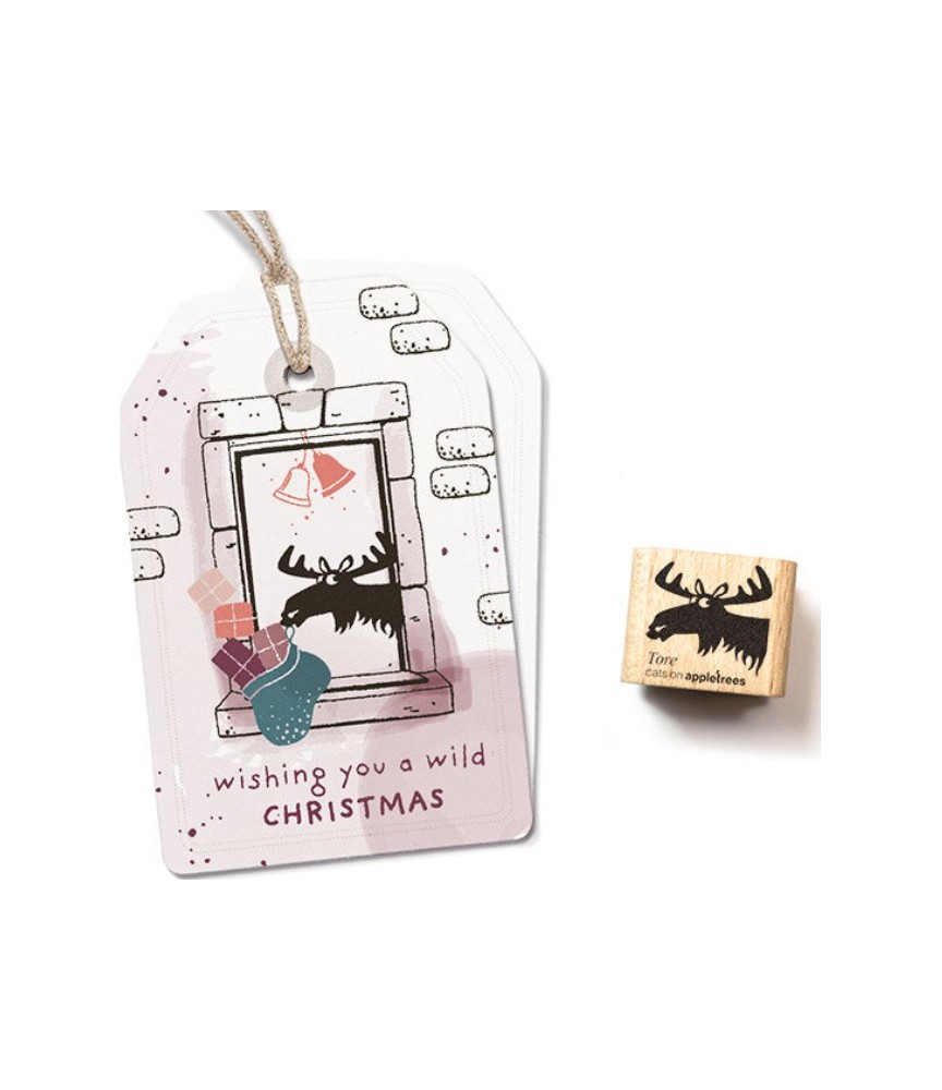 Stempel Elch Tore - cats on appletrees
