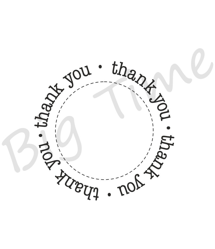 Thank You Stempel auf EZ Mount
